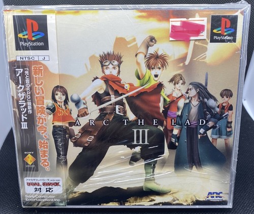 Ps1 : Arc the Lad 3 Japanese (Aussie Stock) Pick Up Welcome PlayStation ...