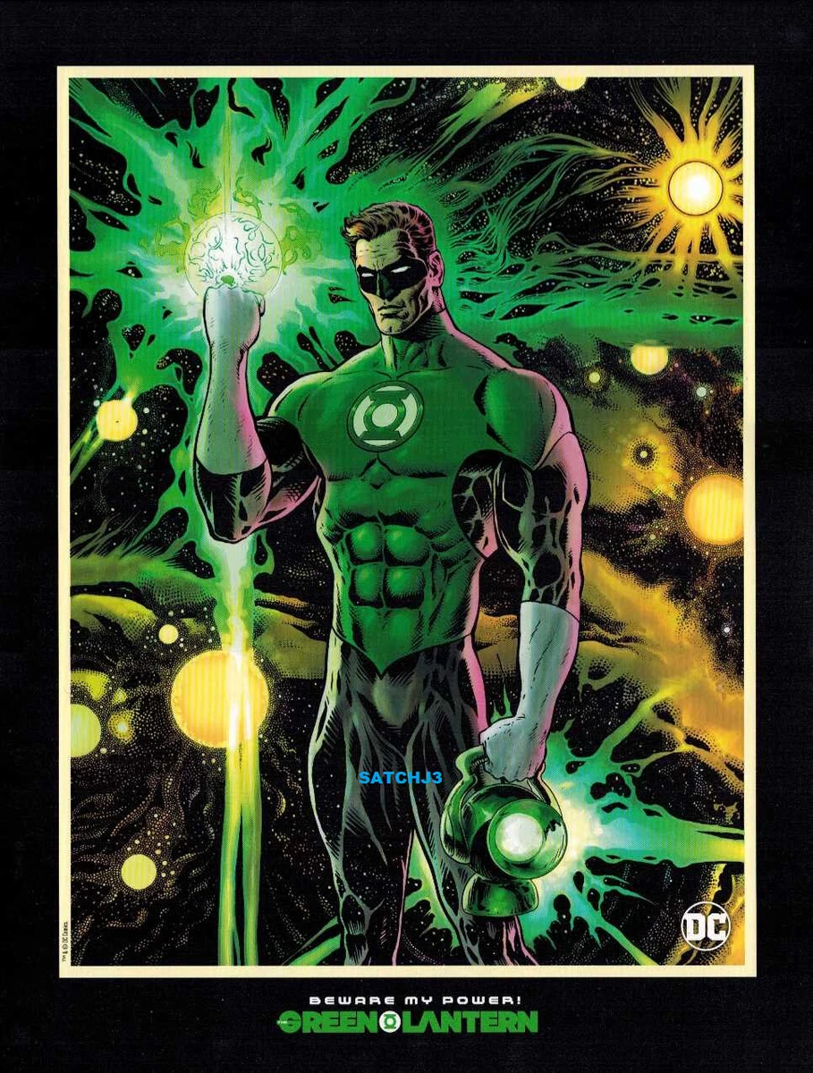 Green Lantern Comic Poster