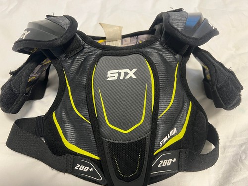 Lacrosse STX Stallion 200+ Shoulder Chest Pad Youth Size Small Black | eBay