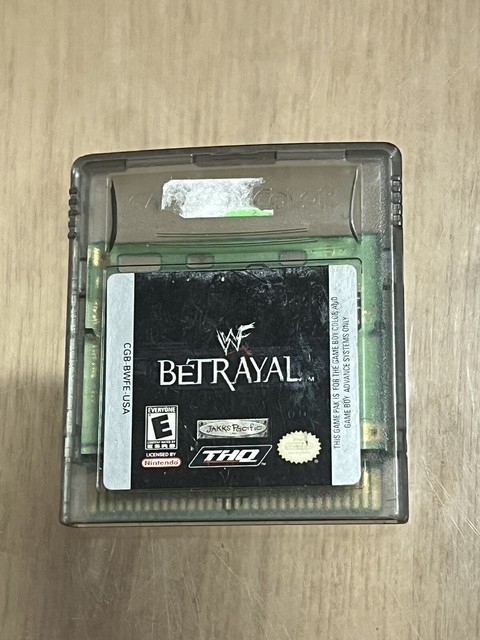WWF Betrayal (Nintendo Game Boy Color, 2001) for sale online | eBay
