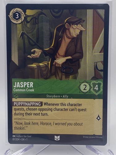 Disney Lorcana TCG Jasper Common Crook 81/204 Base | eBay