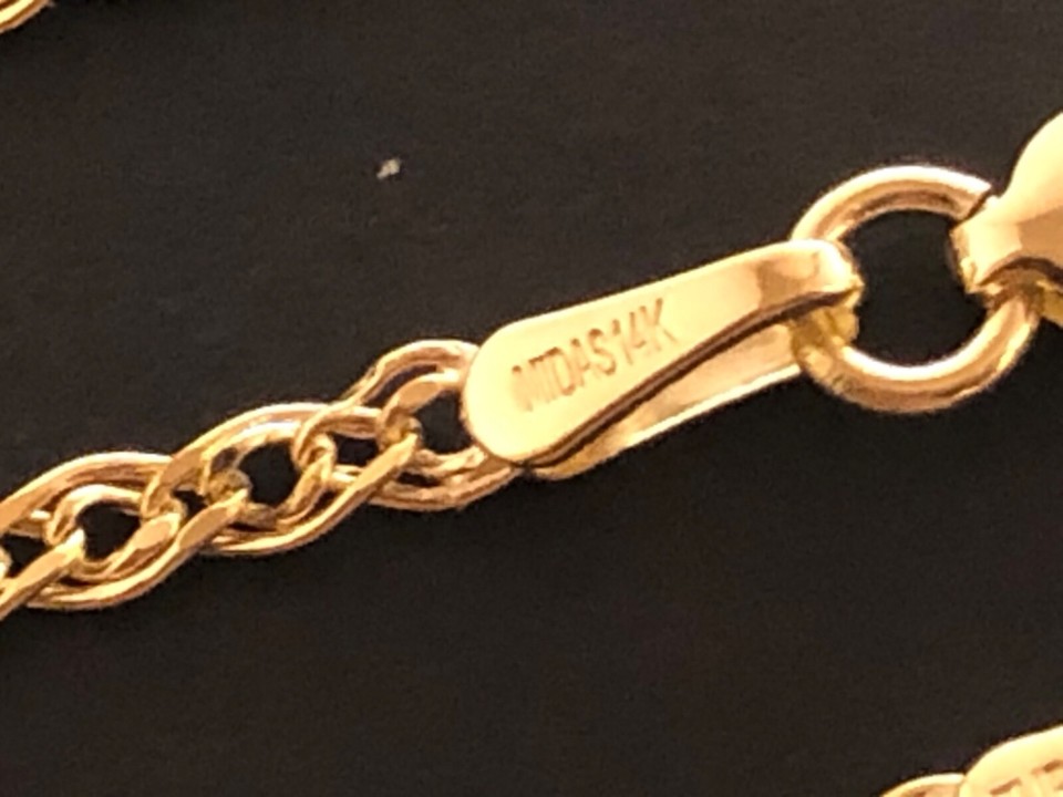 14 k Solid Yellow Gold 2.50mm Grand Nonna Chain Necklace 16”,18”,20”,22 ...