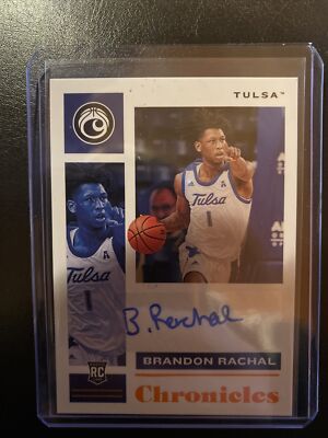 2021 Panini Chronicles Draft Picks Brandon Rachal Auto ORANGE TULSA | eBay
