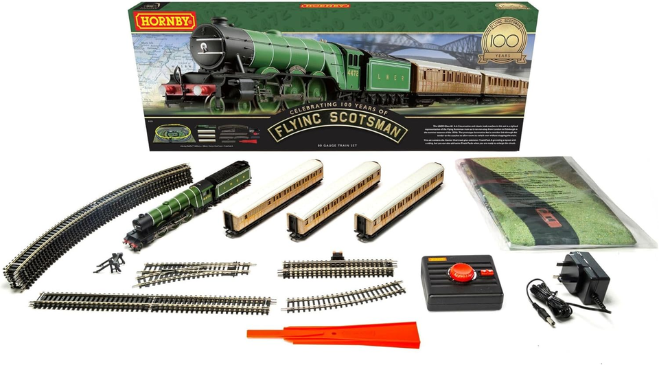 Hornby Electric Train Set - R1255M the Flying Scotsman A1Class - OO ...