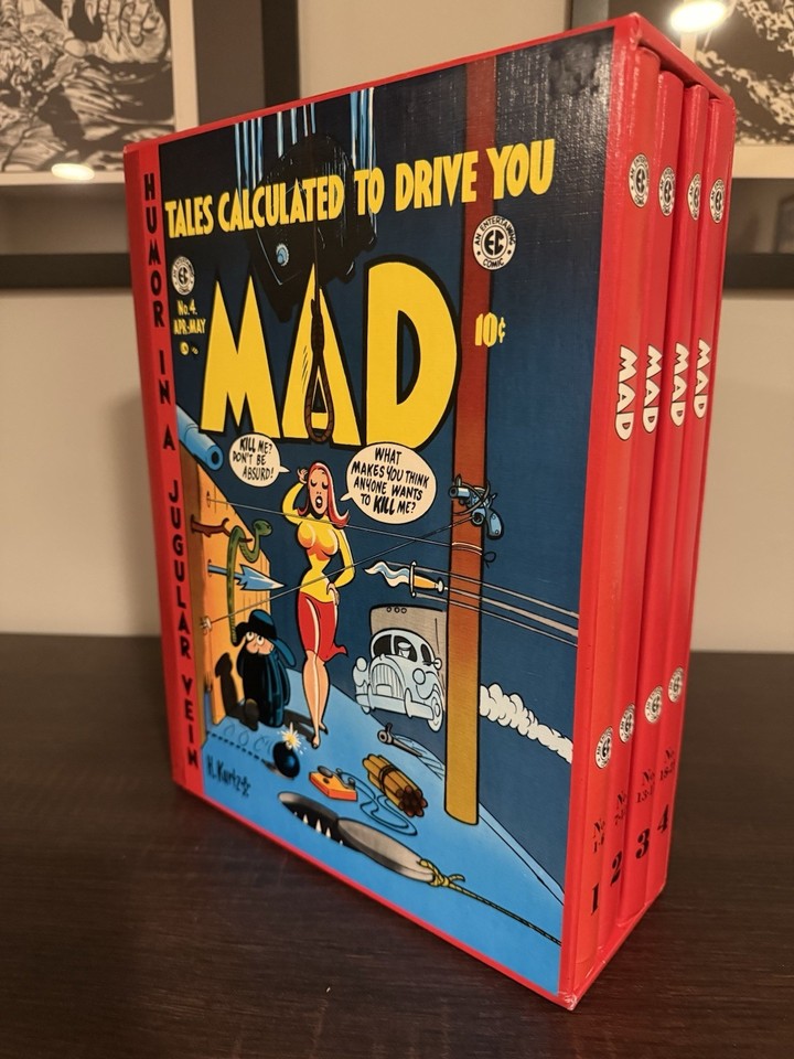 MAD Complete EC Library Box Set Rare Black/White Hardcover Slipcase | eBay