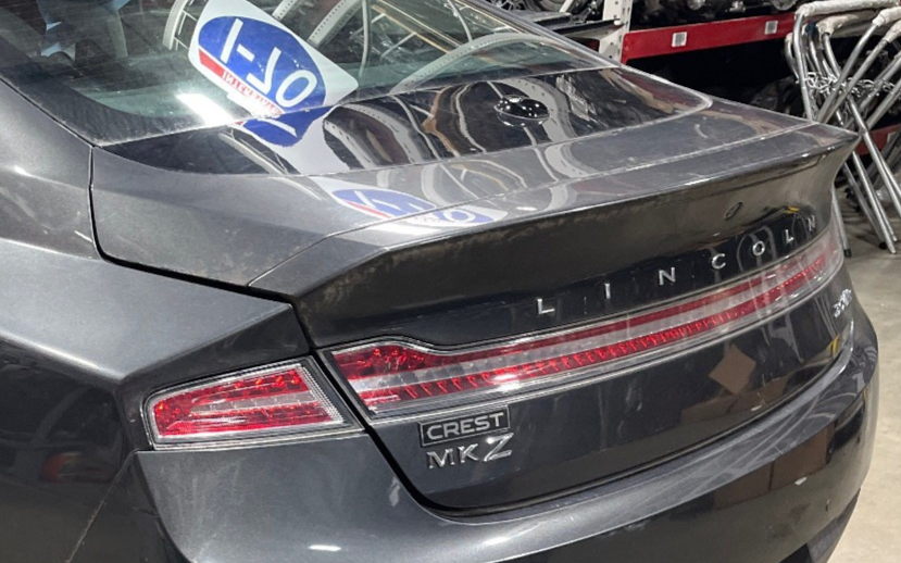 2016 Lincoln MKZ OEM Rear Trunk Deck Lid Gray Magnetic Metallic J7 ...