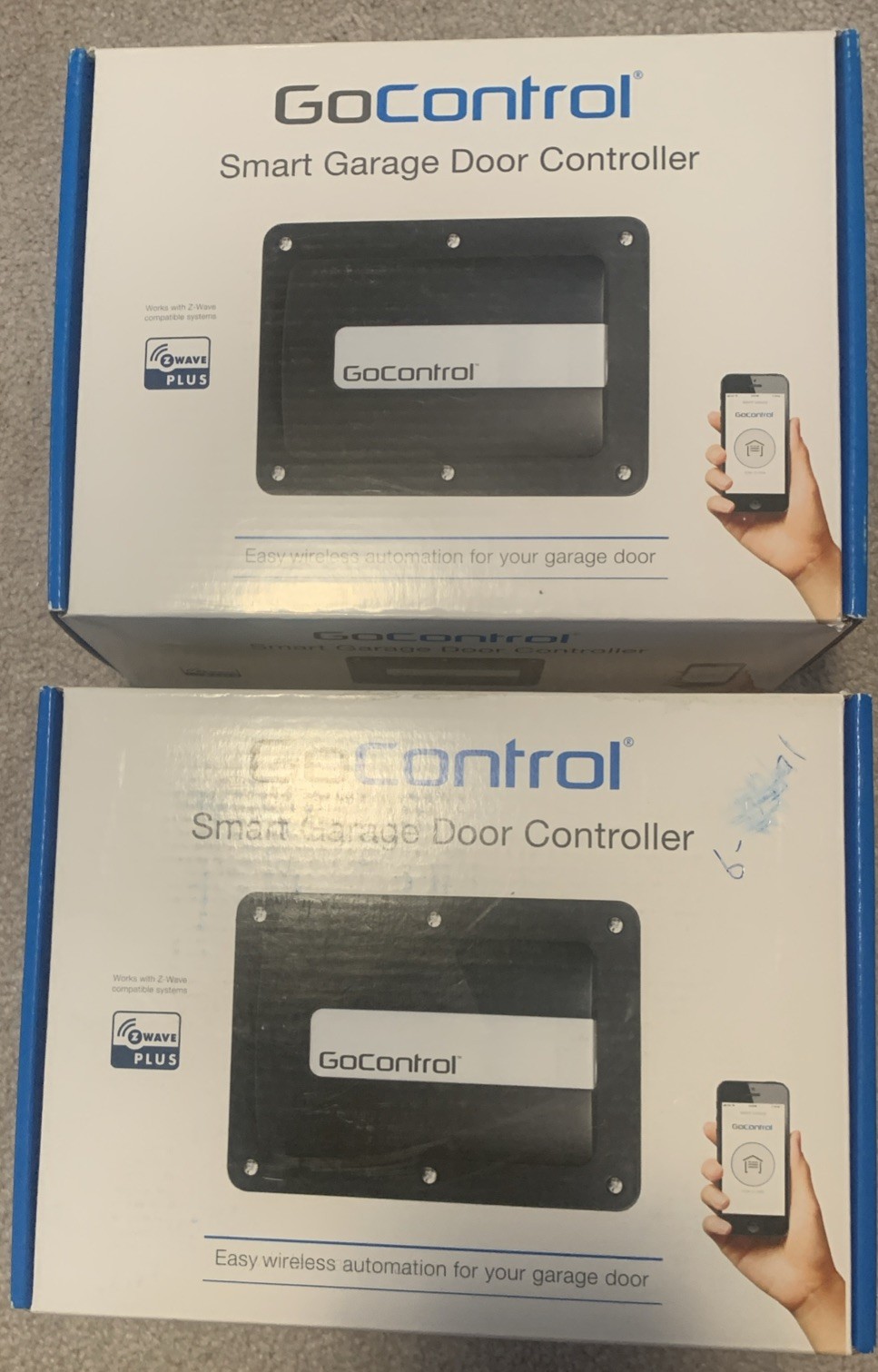 GoControl GD00Z-8-GC Garage Door Opener Remote Controller - Black for ...