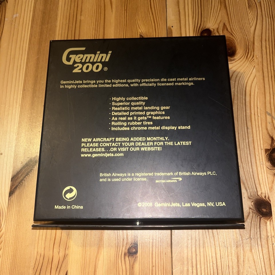 Gemini 200 British Airways Airbus A321 Diecast Model G-EUXL G2BAW030 ...