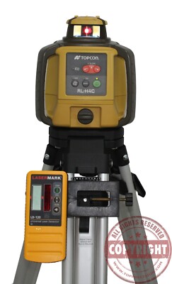 TOPCON RL-H4C SELF-LEVELING SLOPE ROTARY LASER LEVEL, TRANSIT, SPECTRA ...