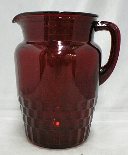 BEAUTIFUL ROYAL RUBY LARGE PITCHER | eBay