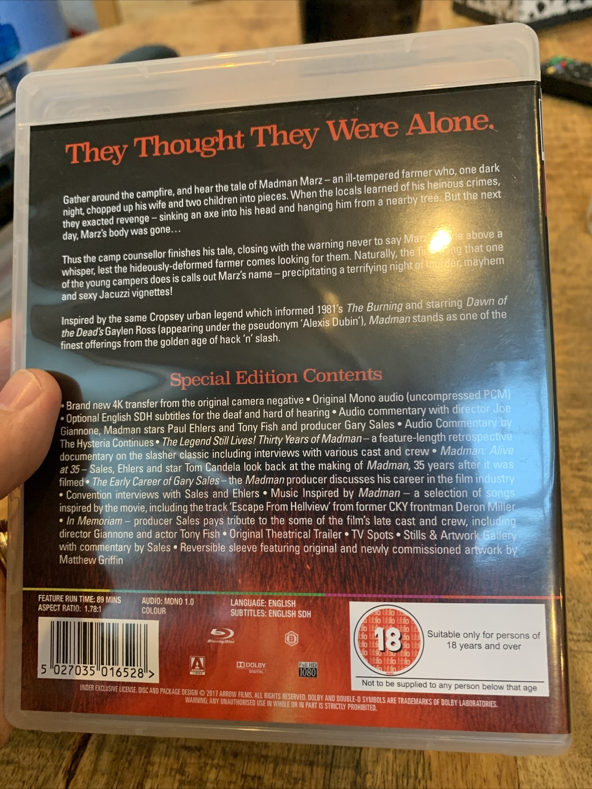 MADMAN BLU-RAY GAYLEN ROSS, TONY NUNZIATA, HARRIET BASS RATED R18+ REGION B | eBay