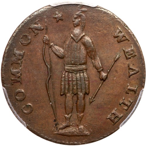 1788 R 11-C R-5- PCGS MS 61 BN Massachusetts Cent Colonial Copper Coin ...