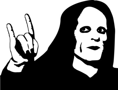 DEATH Bill and Ted VINYL DECAL Excellent adventure bogus journey Face ...