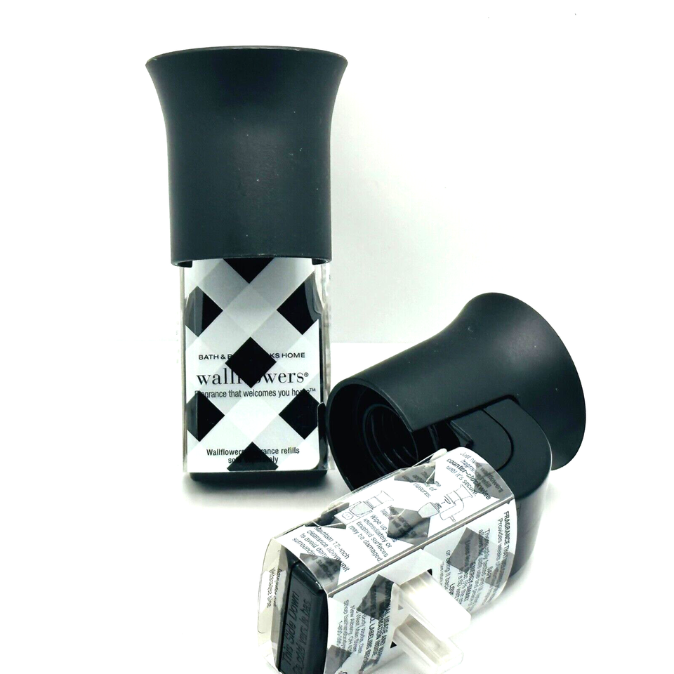 2 Pack Bath & Body Works Wallflowers Fragrance Plug in Diffuser Black ...