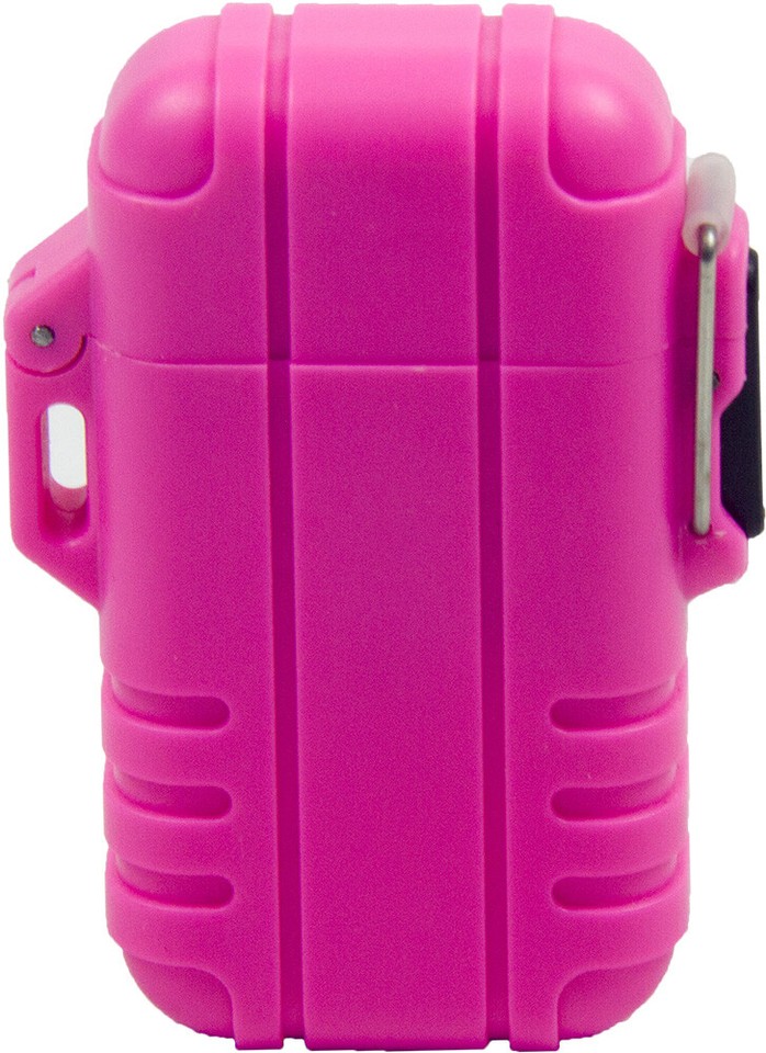 Double Jet Flame Refillable Butane Adjustable Waterproof Lighter Solid ...