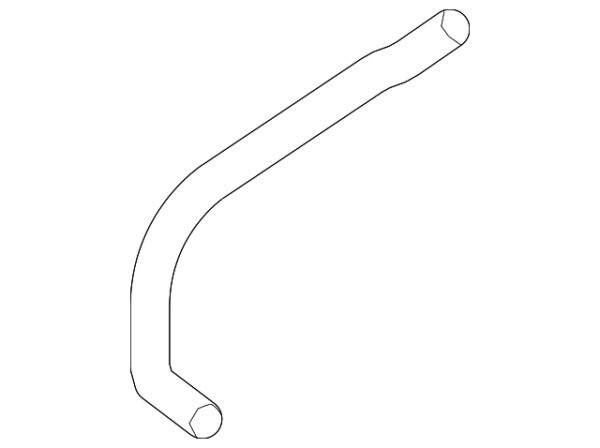 21501-JP00C Nissan Hose-radiator, upper 21501JP00C, New Genuine OEM ...