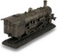 10 1/2" Steam Locomotive Train Engine Collectible Statue Antique Bronze ...
