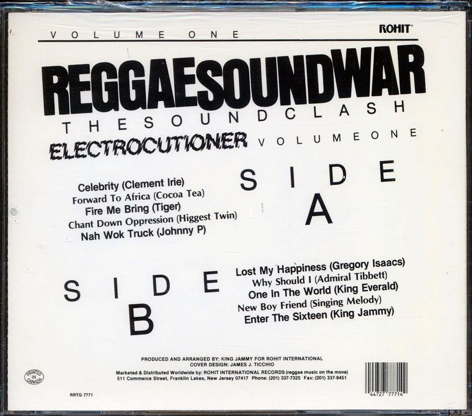 CD Clement Irie, Tiger, Cocoa Tea, King Everald, King Jammy, Etc ...