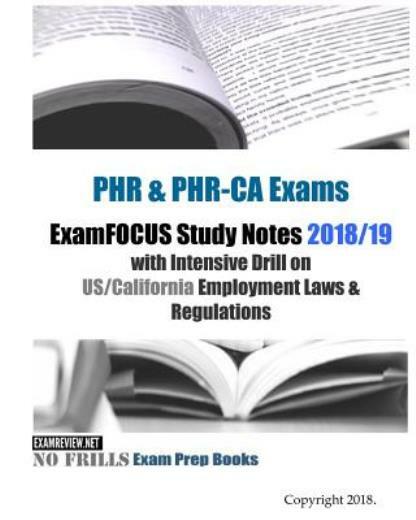 Phr & Phr-Ca Exams Examfocus Study Notes 2018/19 Edition: With In ...
