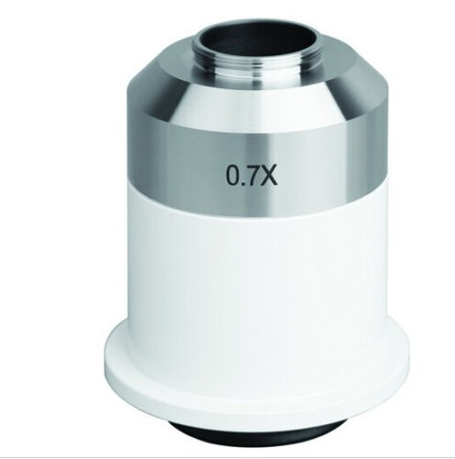 0.7x Adjustable C-mount Camera Adapters Relay Lens for Nikon Microscope ...