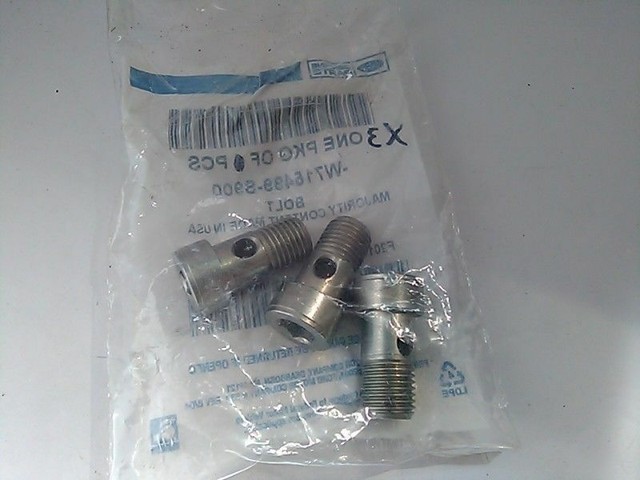 Ford **3 PCS** W715499-S900 Turbocharger Coolant Line Bolt W715499S900 ...