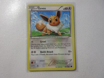 Eevee Plasma Freeze Pokemon Card LP | eBay