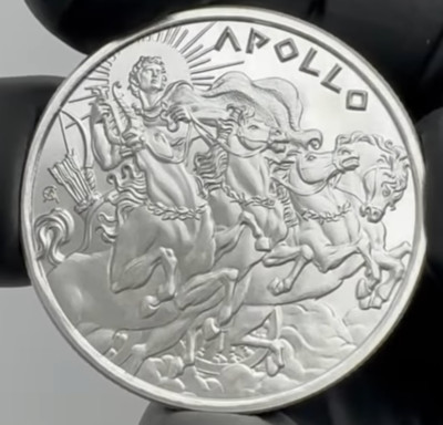 Apollo - 1 OZ GREEK MYTHOLOGY SERIES .999 FINE BU SILVER ROUND | eBay