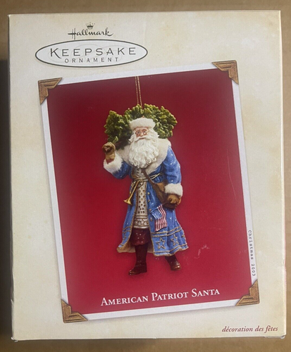 2003 American Patriot Santa Hallmark Keepsake Collector Ornament | eBay