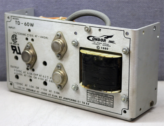 Condor, Inc. TD-60W DC Switching Power Supply +5 +12 -15 V 6 1 0.8 A | eBay