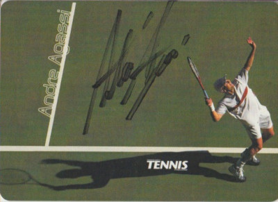 Andre Agassi authentic signed custom autographed trading card COA | eBay