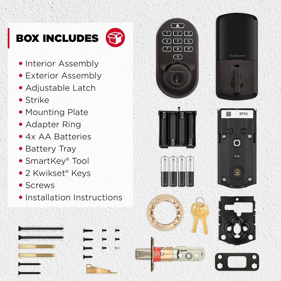 Kwikset Halo Wi-Fi Smart Lock, Keyless Entry Door Deadbolt, Geofence ...
