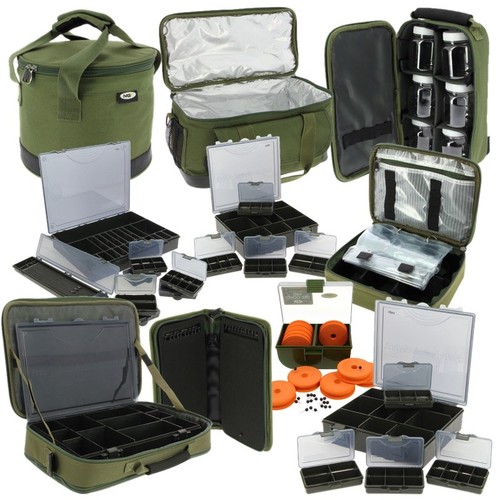 NEW FISHING TACKLE BOX BAGS SYSTEMS, GLUG BAG, BAIT CARP CARRYALLS ...