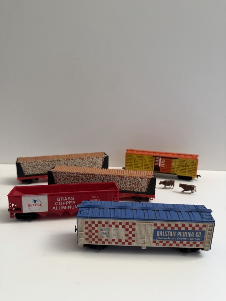Vtg Tyco HO Scale Train Lot Ralston Purina Durango Revere Southern ...