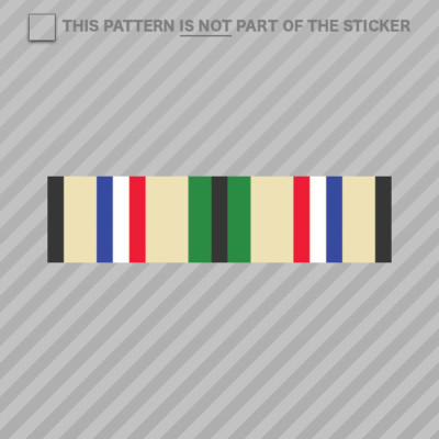 Persian Gulf War Service Ribbon Sticker Desert Storm | Southwest Asia ...