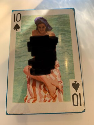 Gaiety "54 Models" plastic coated playing cards #202 - female nudes ...