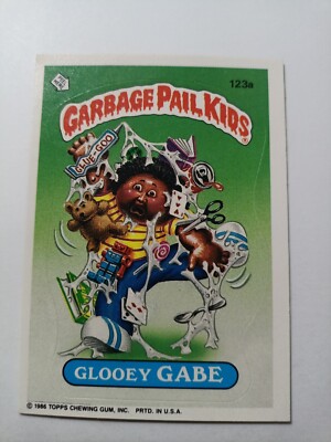 1986 Topps - Glooey Gabe - Garbage Pail Kids - Series 3 - Stickers ...