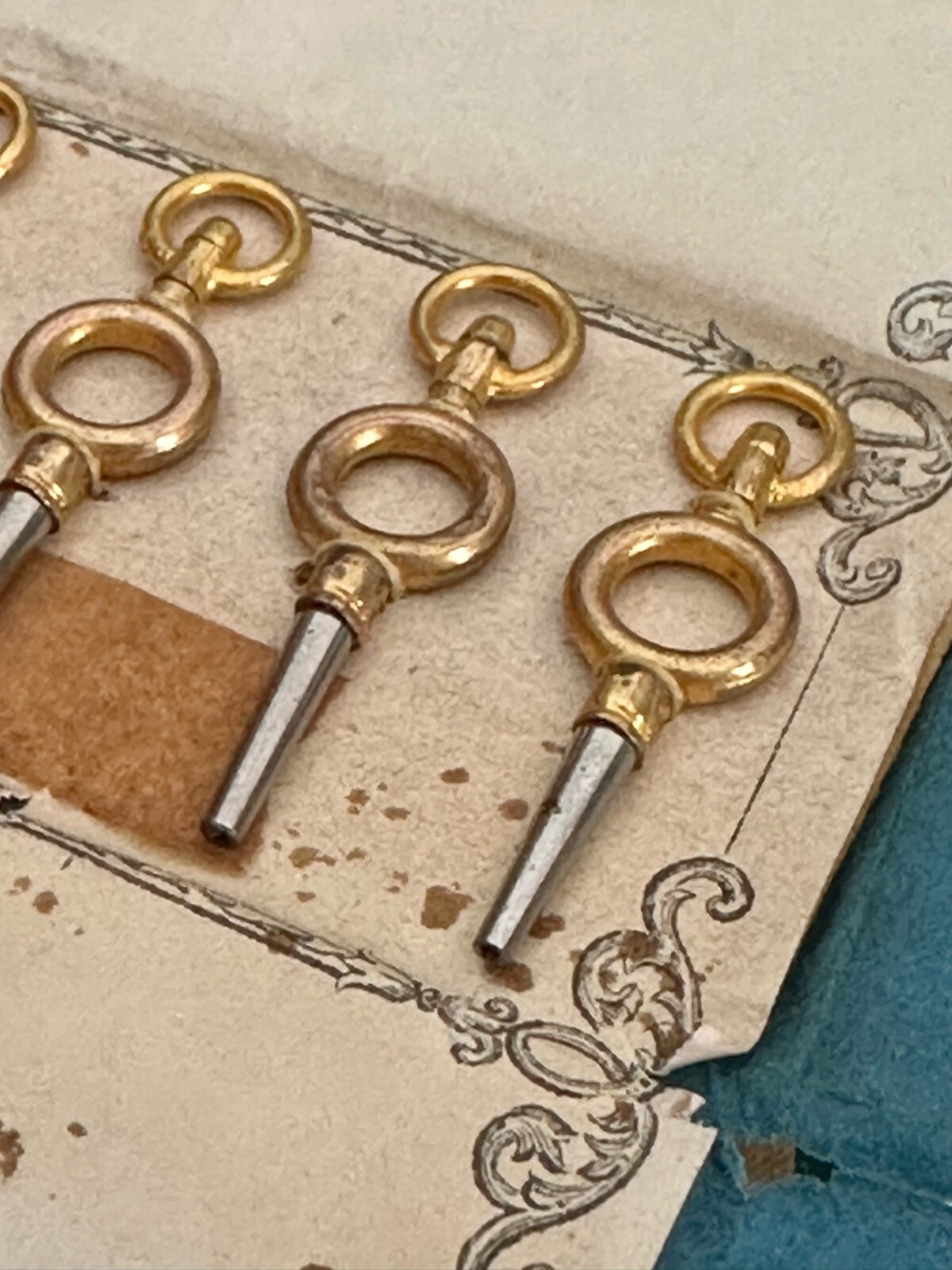 Pocket Watch Winding KEYS OEM 6 unused Keys Circa: 1896 | eBay