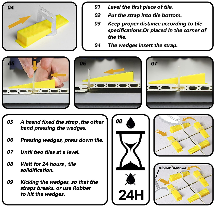 1.5mm/3mm Tile Leveling System / Tile Plier/Tile Spacer Clips ...
