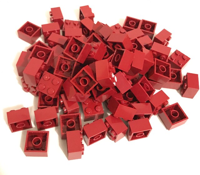 NEW LEGO Dark Red 2X2 Bricks Bulk Lot of 80 Minecraft Pieces 3003 | eBay