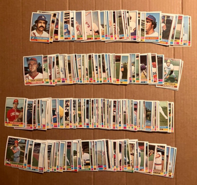 1976 TOPPS MLB BASEBALL STARTER SET OF 276 of 660, LOTS OF STARS & RC's ...