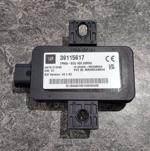 OEM VAUXHALL CORSA D TYRE PRESSURE CONTROL MODULE 39115617 13484973 | eBay