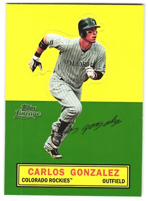 Carlos Gonzalez 2011 Topps Lineage Topps Stand-Ups #NNO | eBay