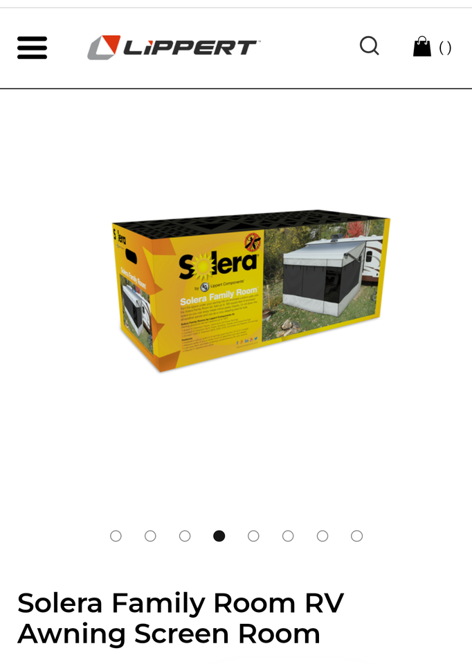 Lippert Solera Family Room RV Awning Screen Room | eBay