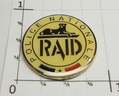 France Raid Police MINI PIN Tie Tack Lapel Nationale Badge GIGN ...