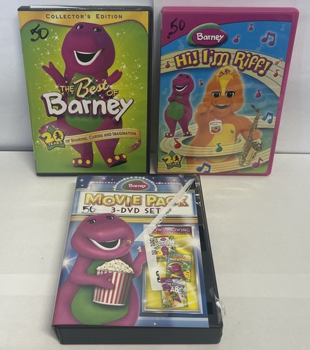 Barney: The Best of Barney DVD + Hi! I’m Riff! + Movie Pack 3-DVD Set ...