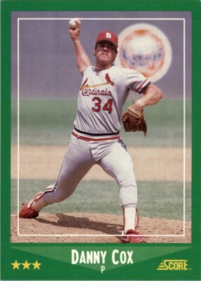 1988 Score MLB Danny Cox #415 | eBay
