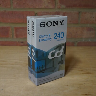 2x SONY CD 240 - Blank Tapes / 4 Hours - NEW AND SEALED | eBay UK