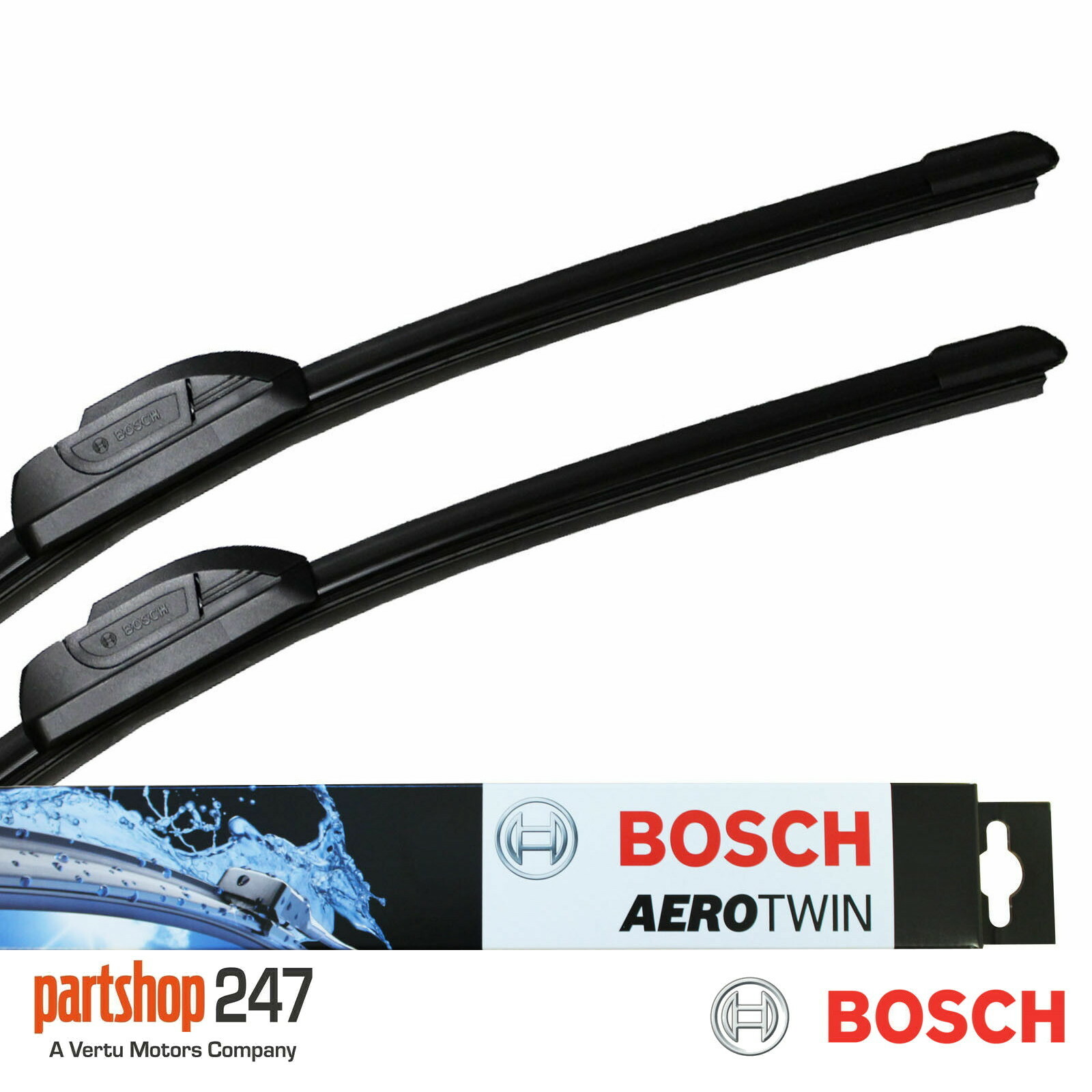 Bosch Aerotwin Front Wiper Blades FOR BMW 5 & 6 Series E60 E61 E62 E63 ...