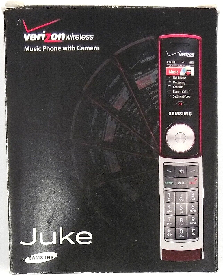 Samsung Juke SCH-U470 - Red and Silver ( Verizon ) Rare MP3 Swivel ...
