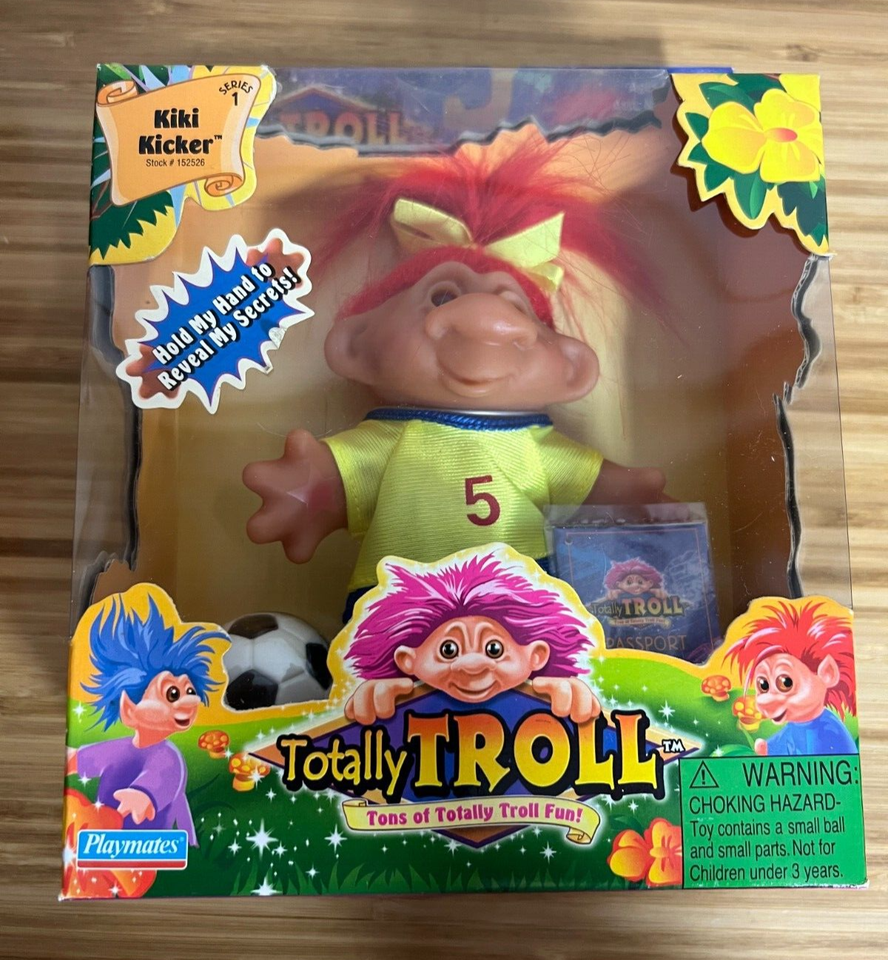 Totally Troll Dolls Merry Giggles Clown &Kiki Kicker - 2001 43377525332 ...